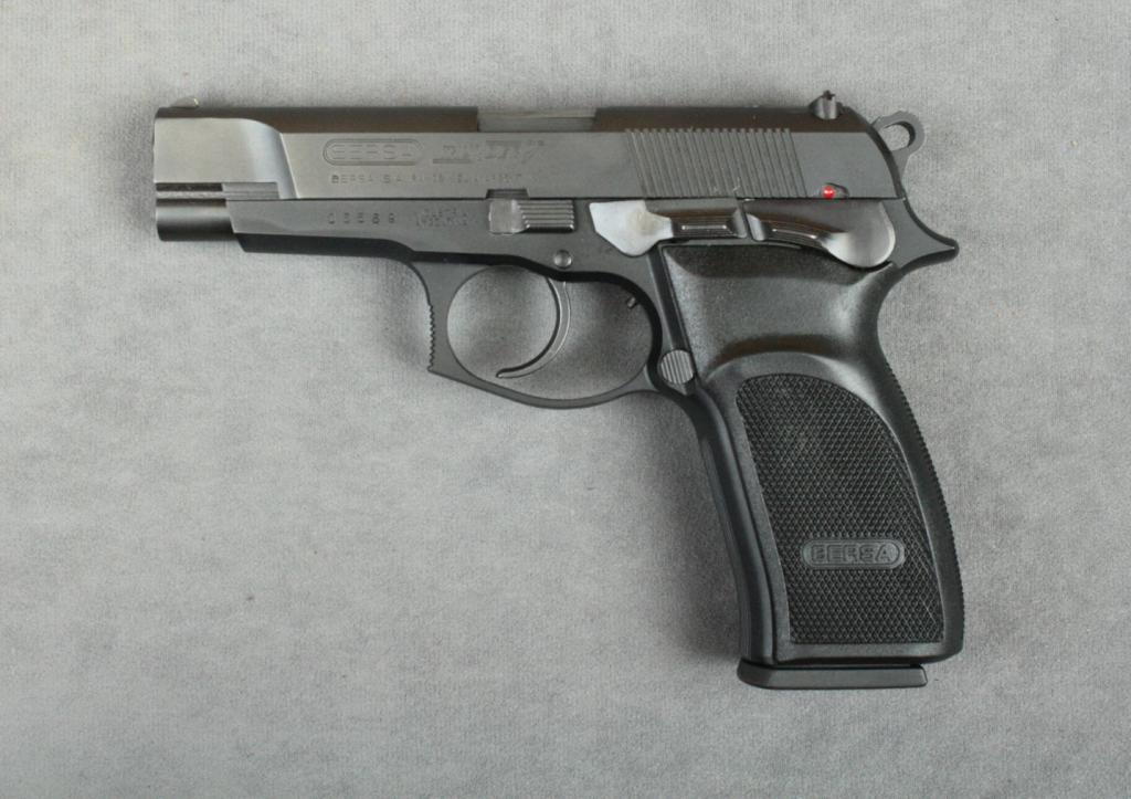Bersa Thunder 9 Model DA semi-auto pistol, 9mm cal., 4-1/4” barrel ...