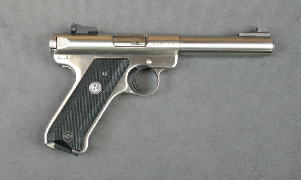 Ruger Mark II Target semi-auto pistol, .22LR cal., 5-1/2” bull barrel ...