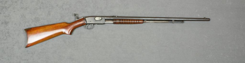 Remington Model 12 pump action rifle, .22 Remington Special cal., 24 ...