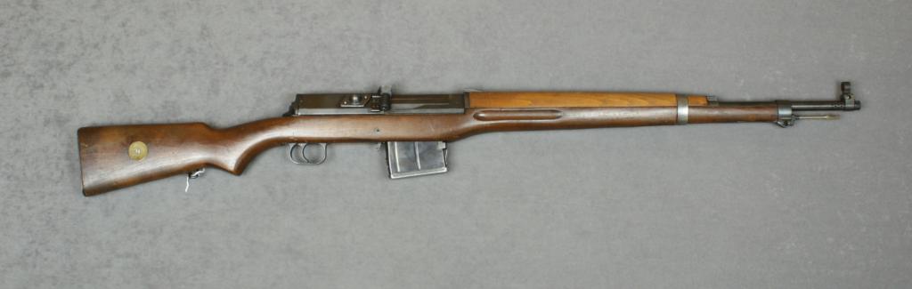 Swiss Ljungman AG-42B semi-auto military rifle, 6.5mm cal., 24-1/2 ...