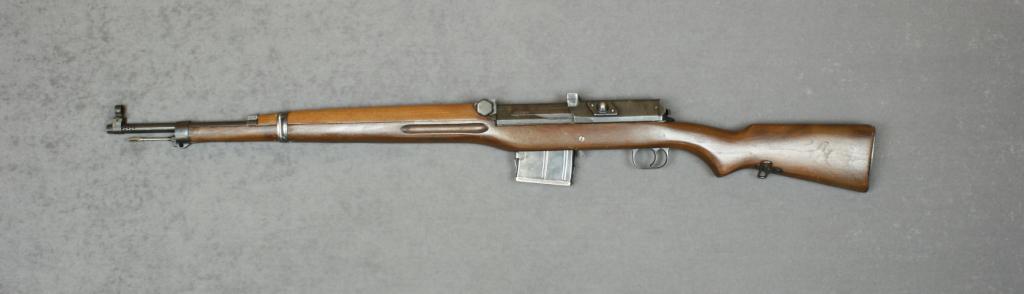 Swiss Ljungman AG-42B semi-auto military rifle, 6.5mm cal., 24-1/2 ...