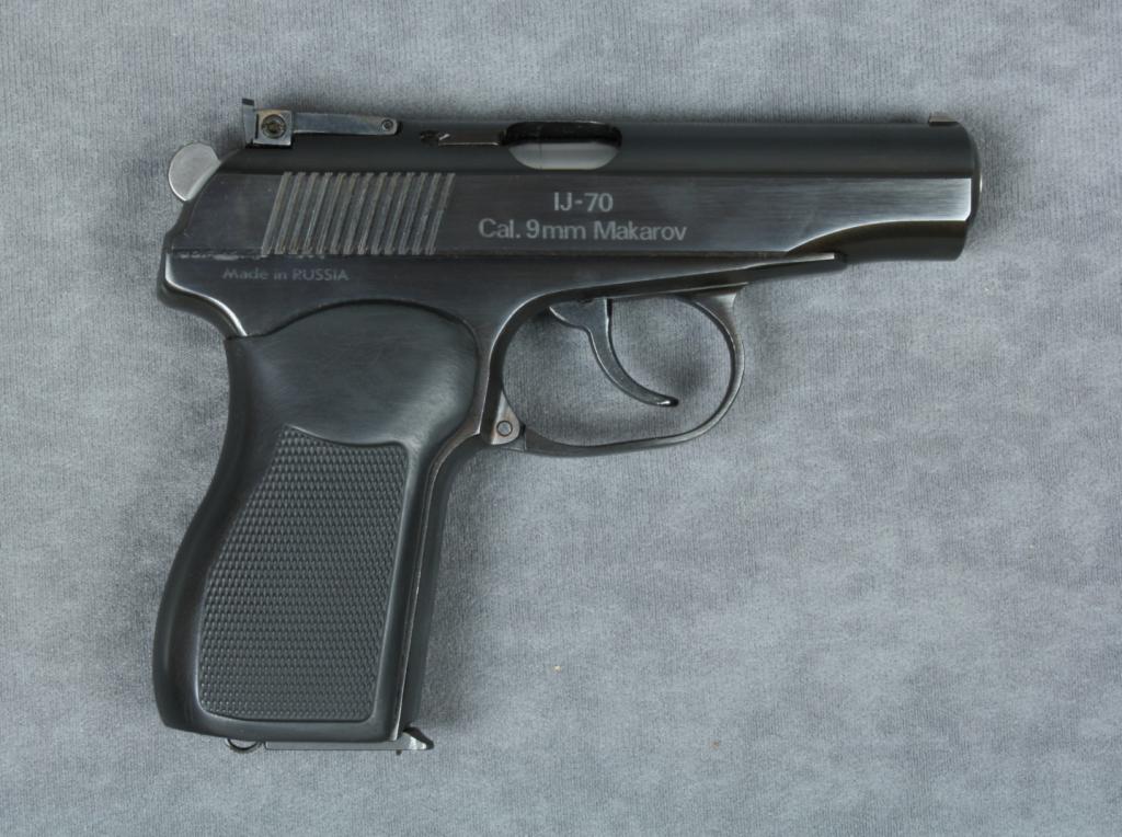 Russian made Baikal Model IJ-70 DA semi-auto pistol, 9mm Makarov cal ...