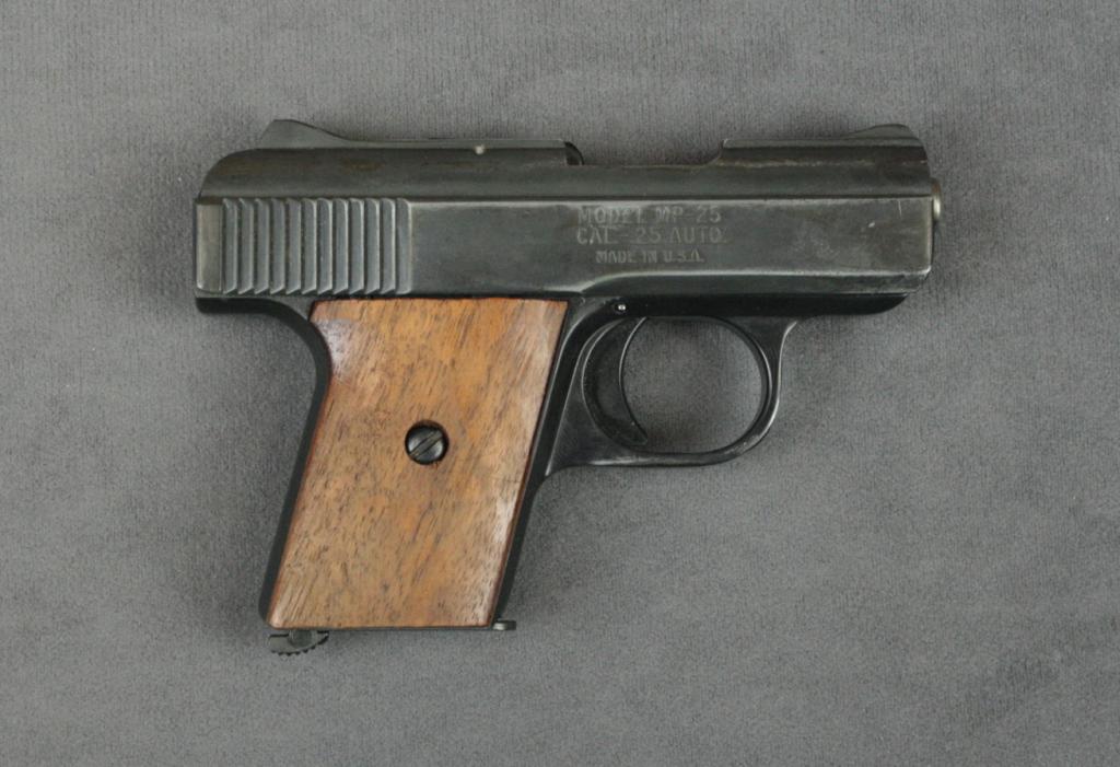Raven Arms Model MP-25 semi-auto pistol, .25 cal., 2-1/4” barrel, blue ...