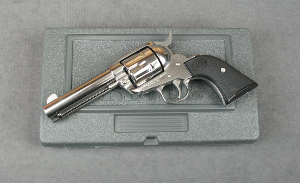 Ruger New Vaquero single action revolver, .357 magnum cal., 4-5/8 ...