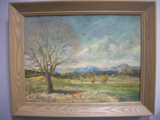 Antique Landscape Painting Signed - E.W. REDFIELD