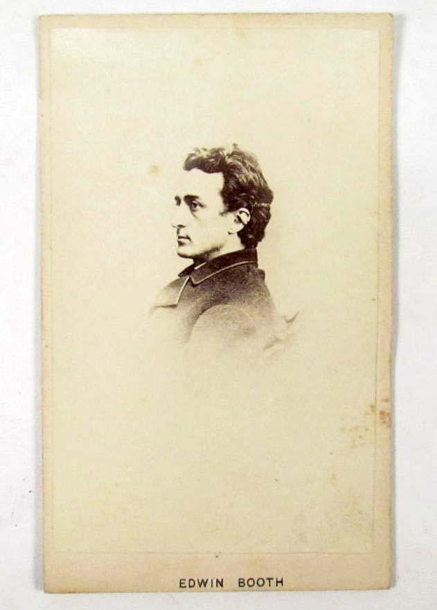 EARLY CDV PHOTO OF EDWIN BOOTH