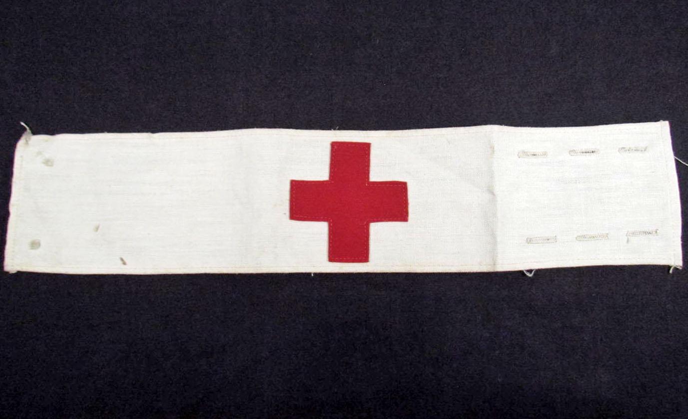 US WW1 ARMY RED CROSS CORPSMAN ARM BAND