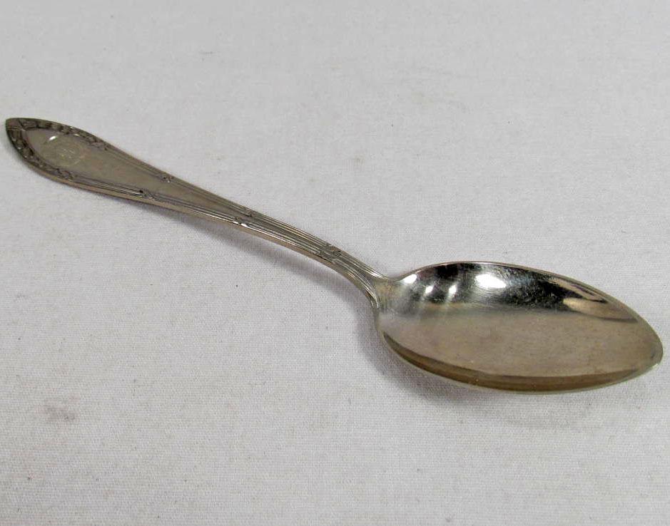 RARE CASED SET OF 5 GERMAN NAZI WAFFEN SS SILVERWARE SPOONS