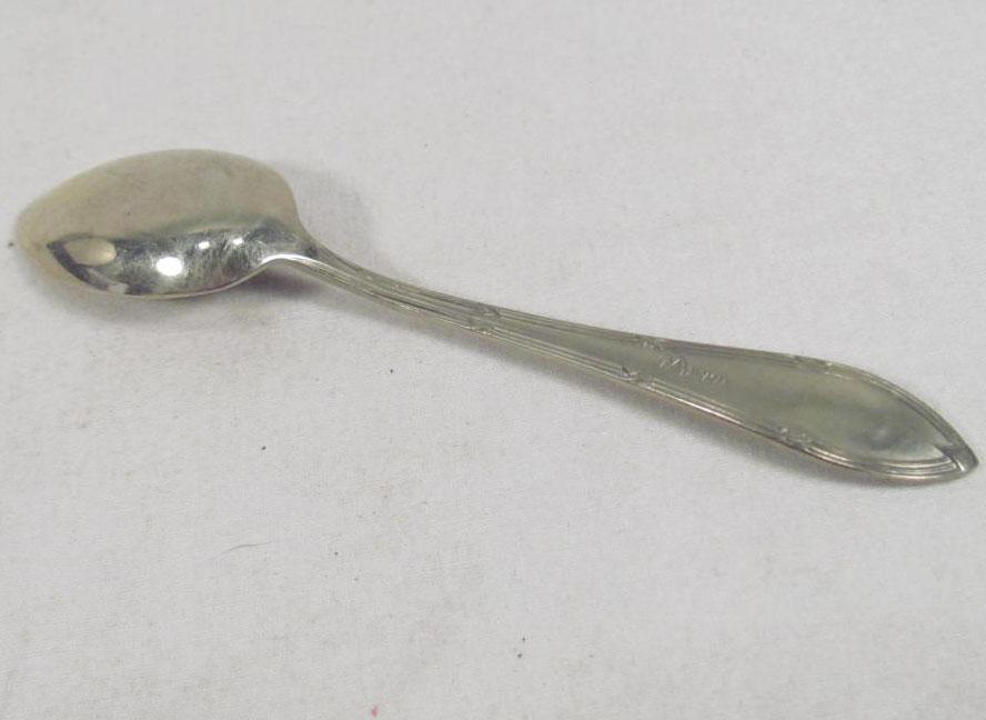 RARE CASED SET OF 5 GERMAN NAZI WAFFEN SS SILVERWARE SPOONS