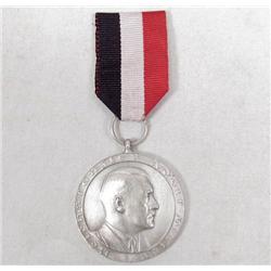 GERMAN NAZI ADOLF HITLER 1933 MEDAL W/ RIBBON