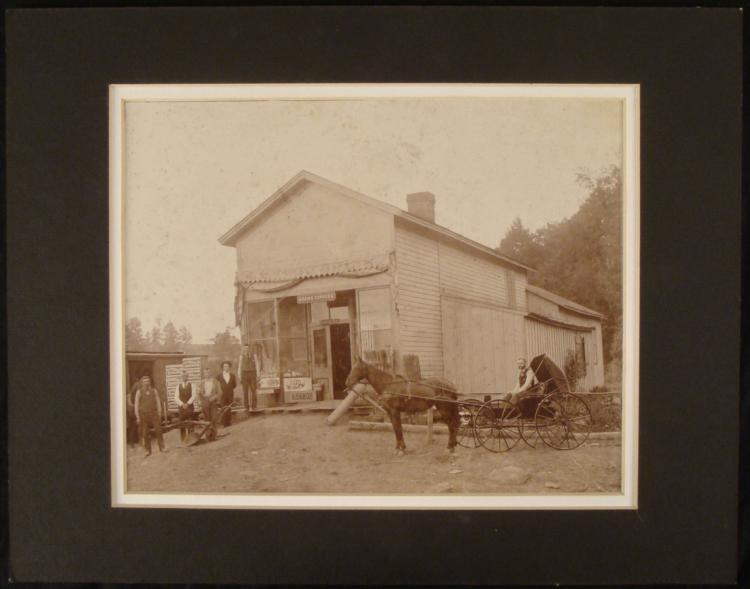 Big Antique 8x10 Photo General Store Post Office 1800s
