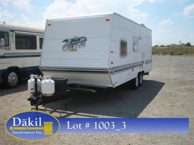 2004 IDLE TIME 23” OUTPOST LITE TANDEM AXLE TRAVEL TRAILER