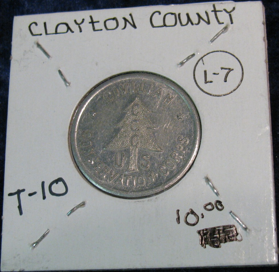 1491. U.S. Civilian Conservation Corps Token