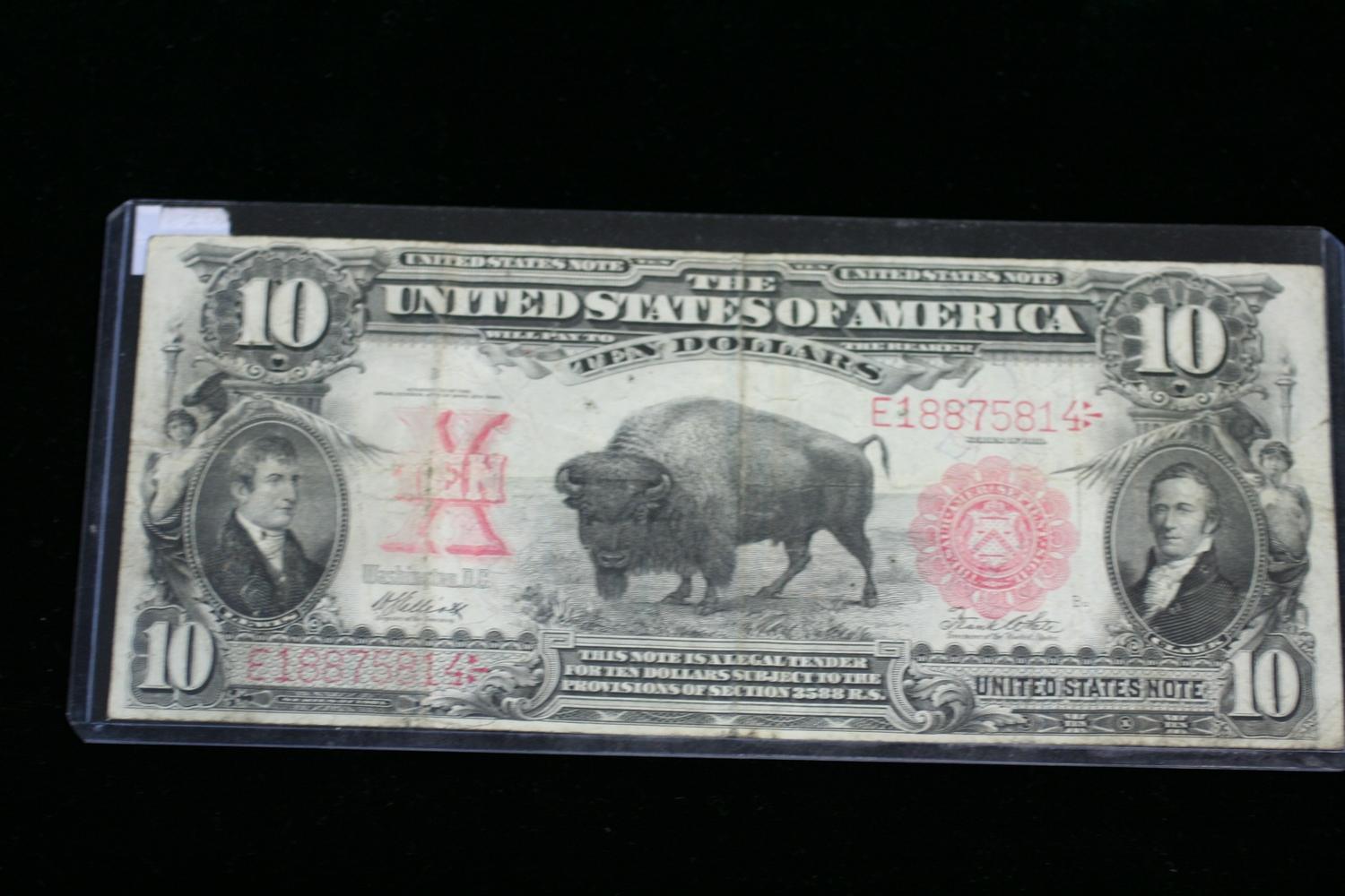 1901 Buffalo Series $10.00 Bill