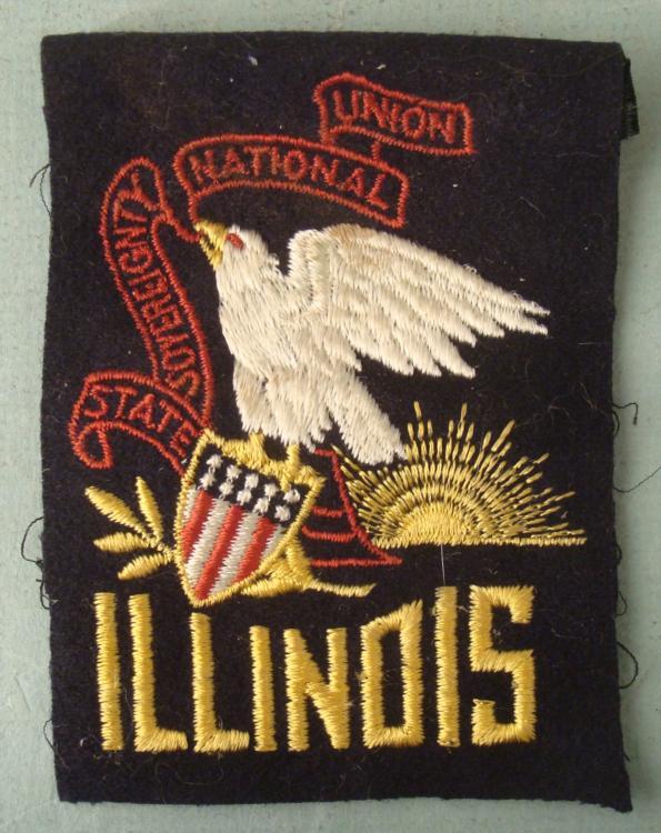 VINTAGE ILLINOIS NATIONAL GUARD PATCH