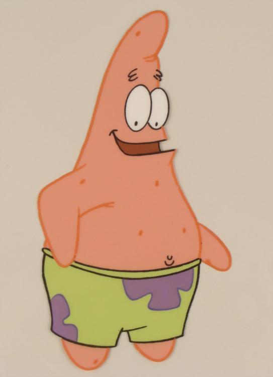 Patrick Star Cel Animation Art SpongeBob Cel Original