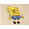 SpongeBob Squinting Arms Original Cel Production Out
