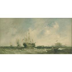 William McAlpine 19th century, oil on...