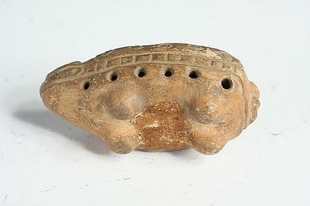MAYAN POTTERY RATTLE