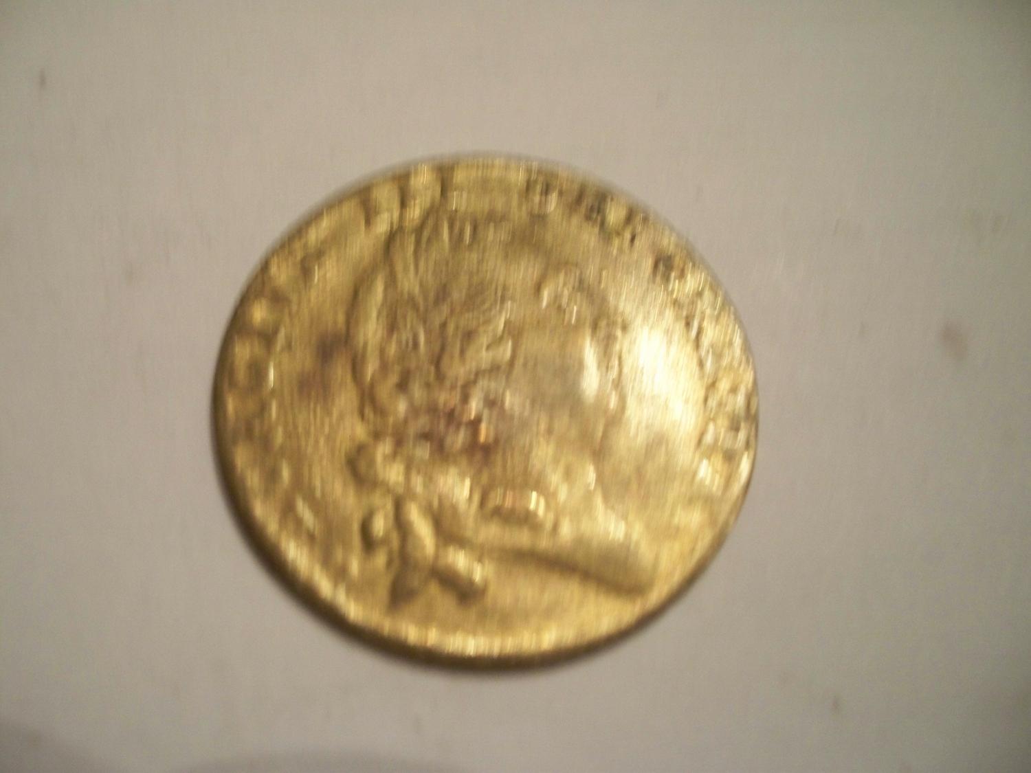 1701 George III One Guinea Gaming Token Coin