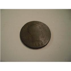1824 8 Maravedis Ferdinand VII Copper Coin