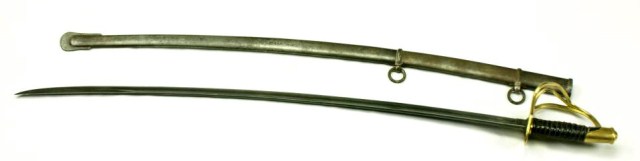 Model 1860 US Cavalry sword marked US 1865