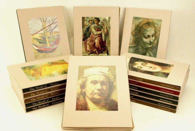 15 volume art book set