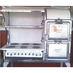 1930-40's Hotpoint electric range, white enamel
