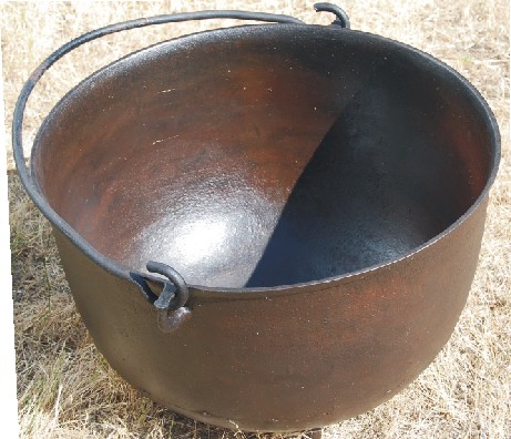 large cast iron pot