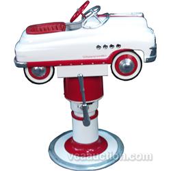 Restored Child's Car Shaped Barber Shop Chair
