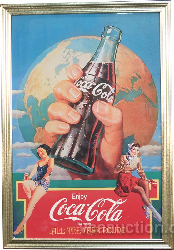 Enjoy Coca Cola c1980's Promotional Poster
