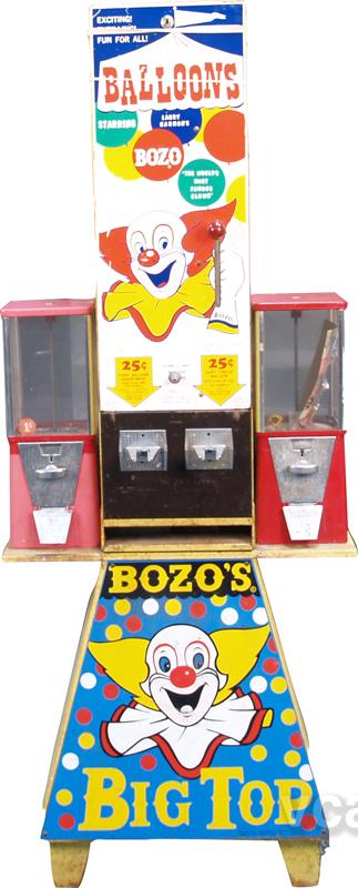 Floor Model "Bozo The Clown" Balloon Vending Machine