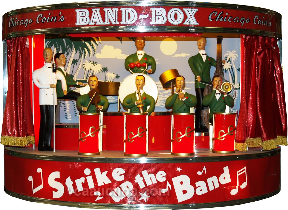 Original Chicago Coin's Band Box Jukebox Orchestra Spea
