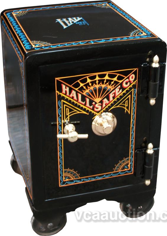Restored Small "Hall's" Safe w/ Combination