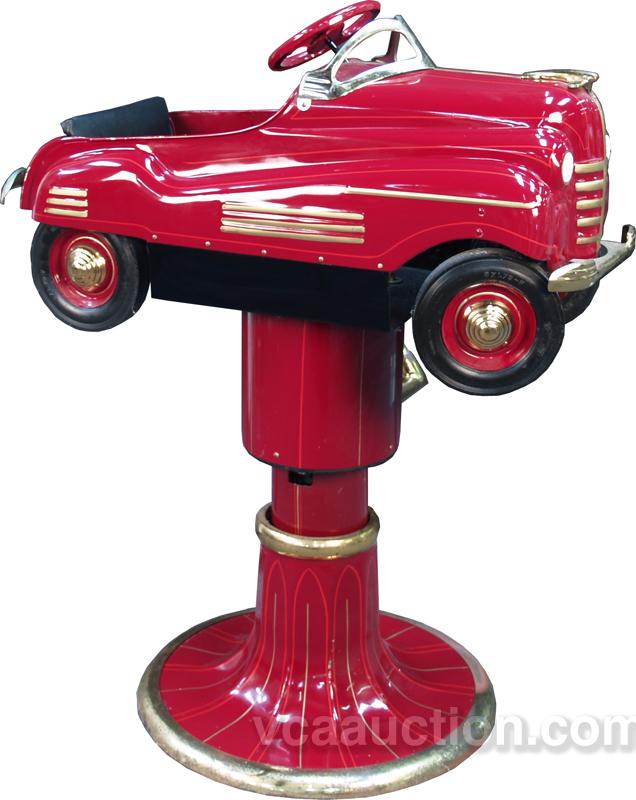 Restored Child's Car Shaped Barber Shop Chair