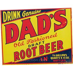 Drink Genuine Dad's Old Fashioned Draft Root Beer Tin