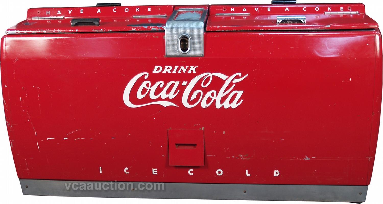 Large Floor Model 4-Door Coca Cola "18-Case Giant" Cool
