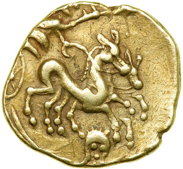 Celtic Coinage. North-Central Gaul. The Carnutes. Gold Stater (7.57 g ...