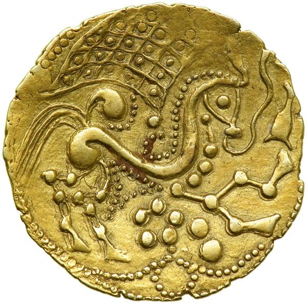 Celtic Coinage. North-Central Gaul. The Parisii. Gold Stater (6.96 g ...