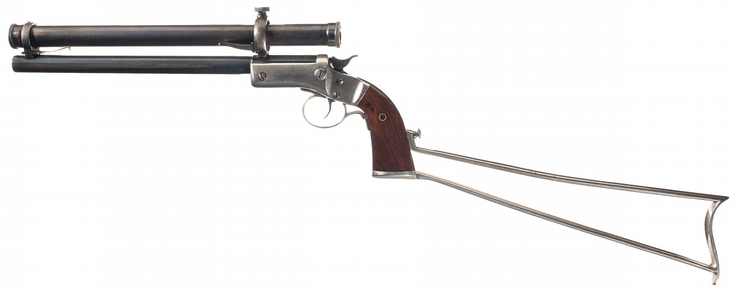 Stevens New Model No. 40 Pocket Rifle with Stevens Scope and Matching Stock