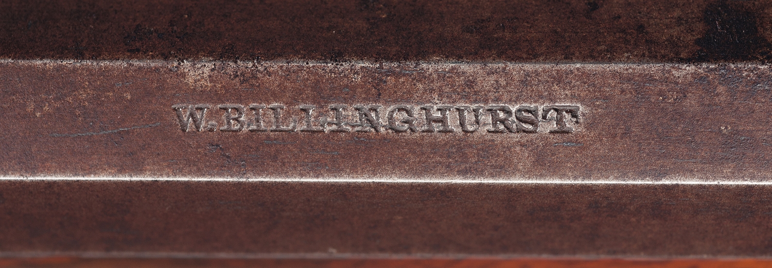 Scarce Engraved William Billinghurst Pill Lock Revolving Rifle