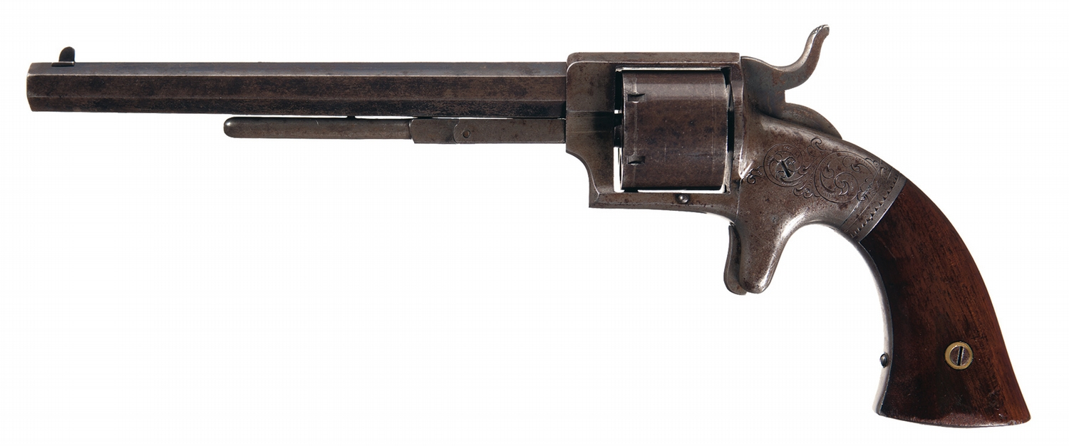 Scarce Bacon Spur Trigger Navy Revolver