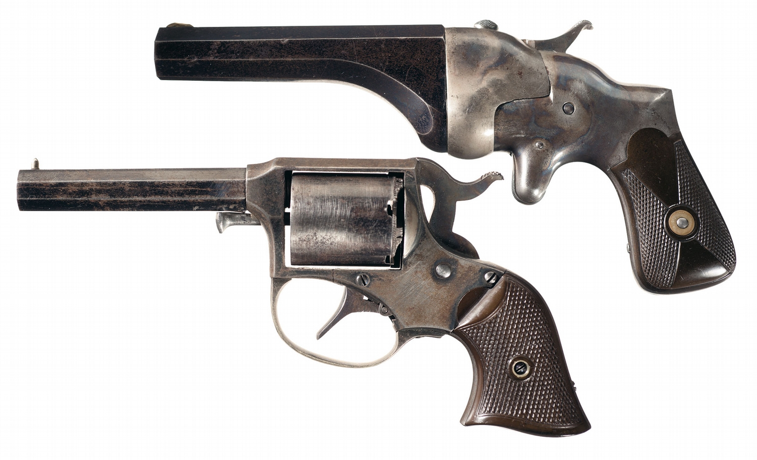 Two Antique American Handguns -A) Connecticut Arms Hammond Patent ...