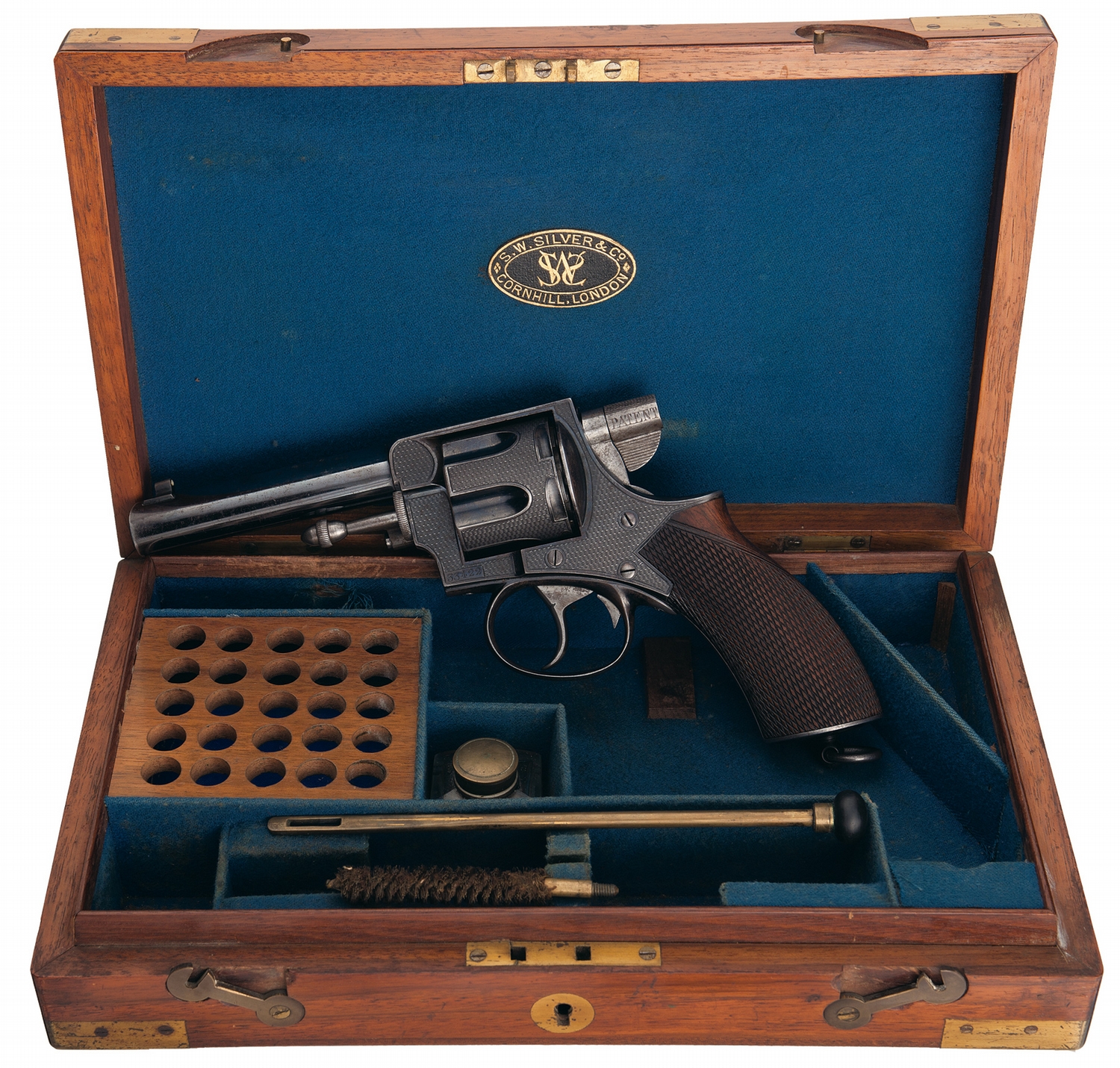 Rare Cased Webley Royal Irish Constabulary Double Action Revolver with ...