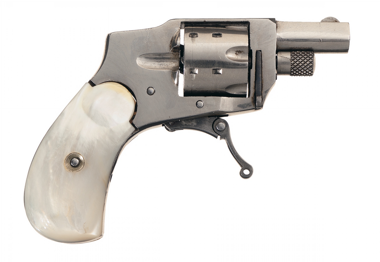 Kolb Baby Hammerless Revolver with Pearl Grips