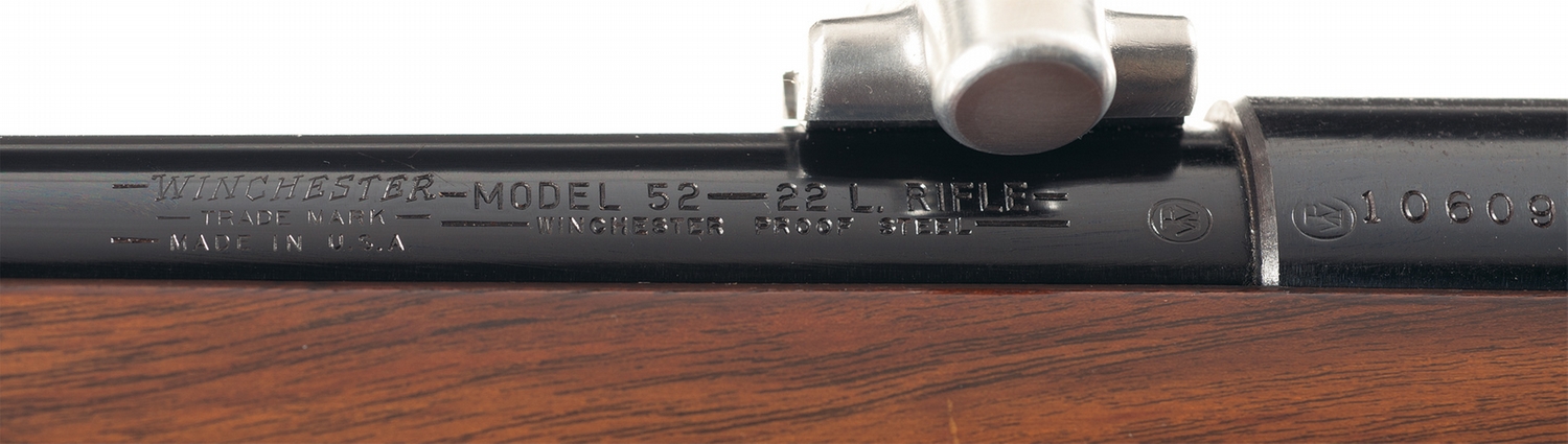 Winchester Model 52D Single Shot Bolt Action Target Rifle with Unertl Scope