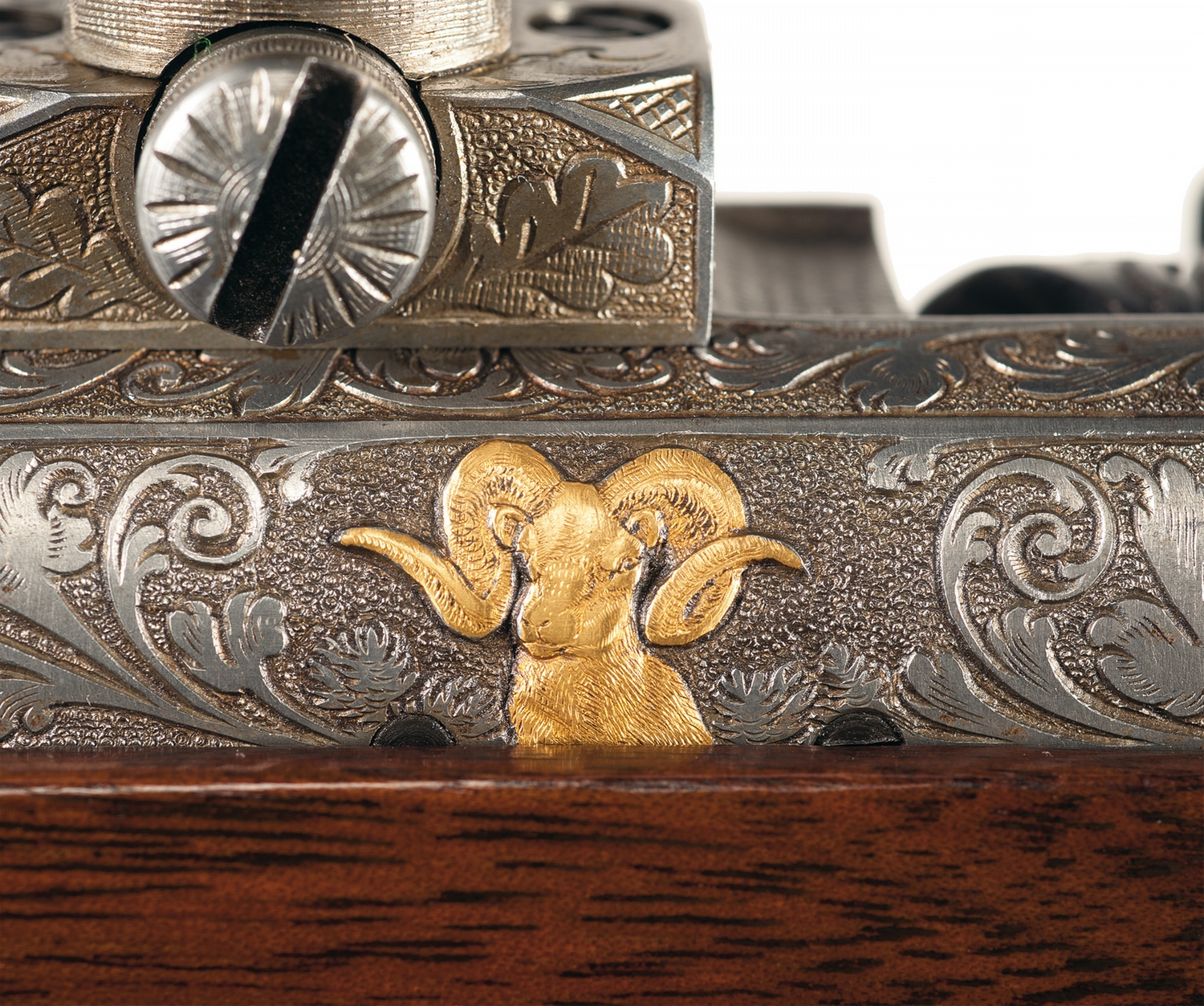 Custom Engraved Gold Inlaid Winchester Pre 64 Model 70 Bolt Action ...