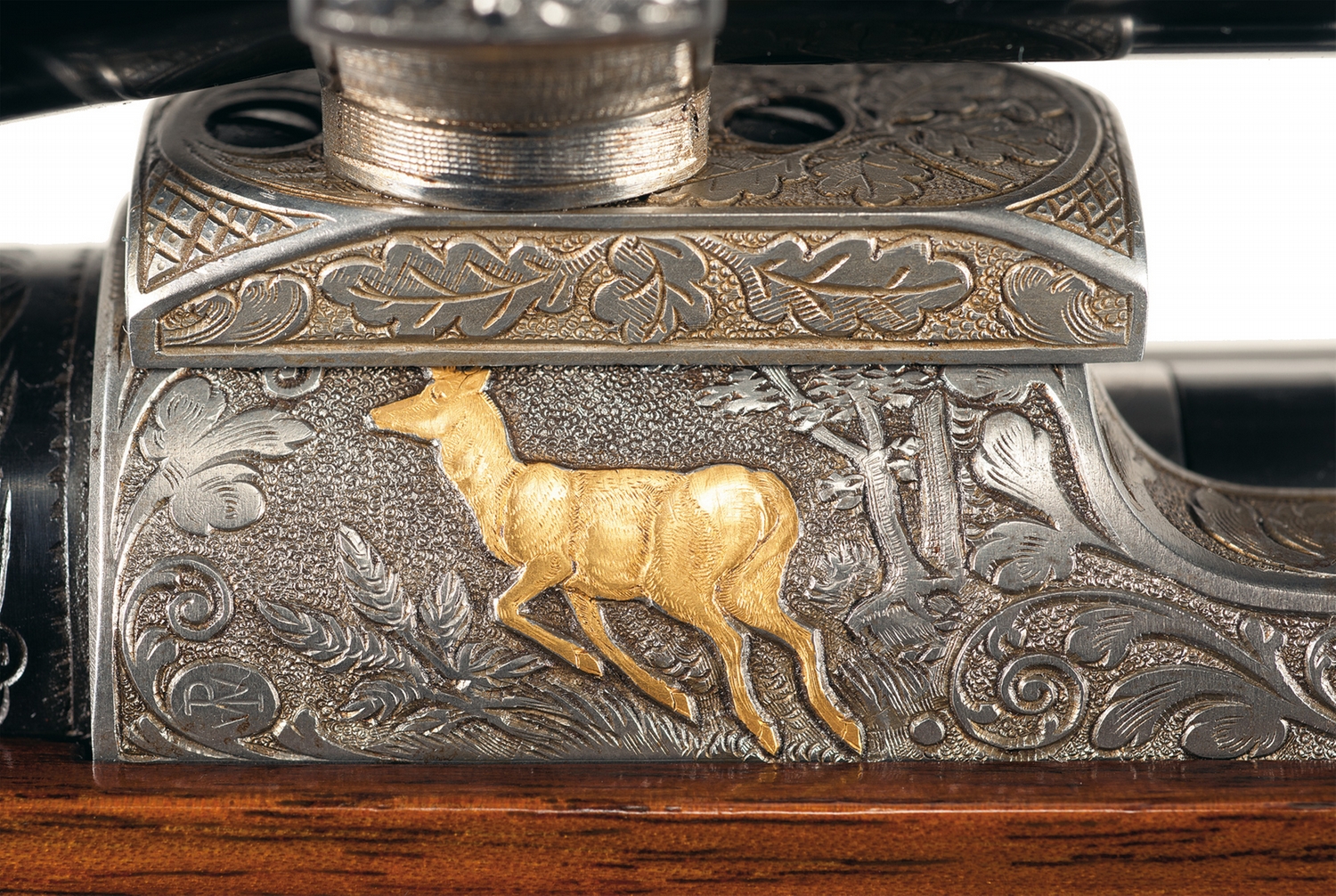 Custom Engraved Gold Inlaid Winchester Pre 64 Model 70 Bolt Action ...