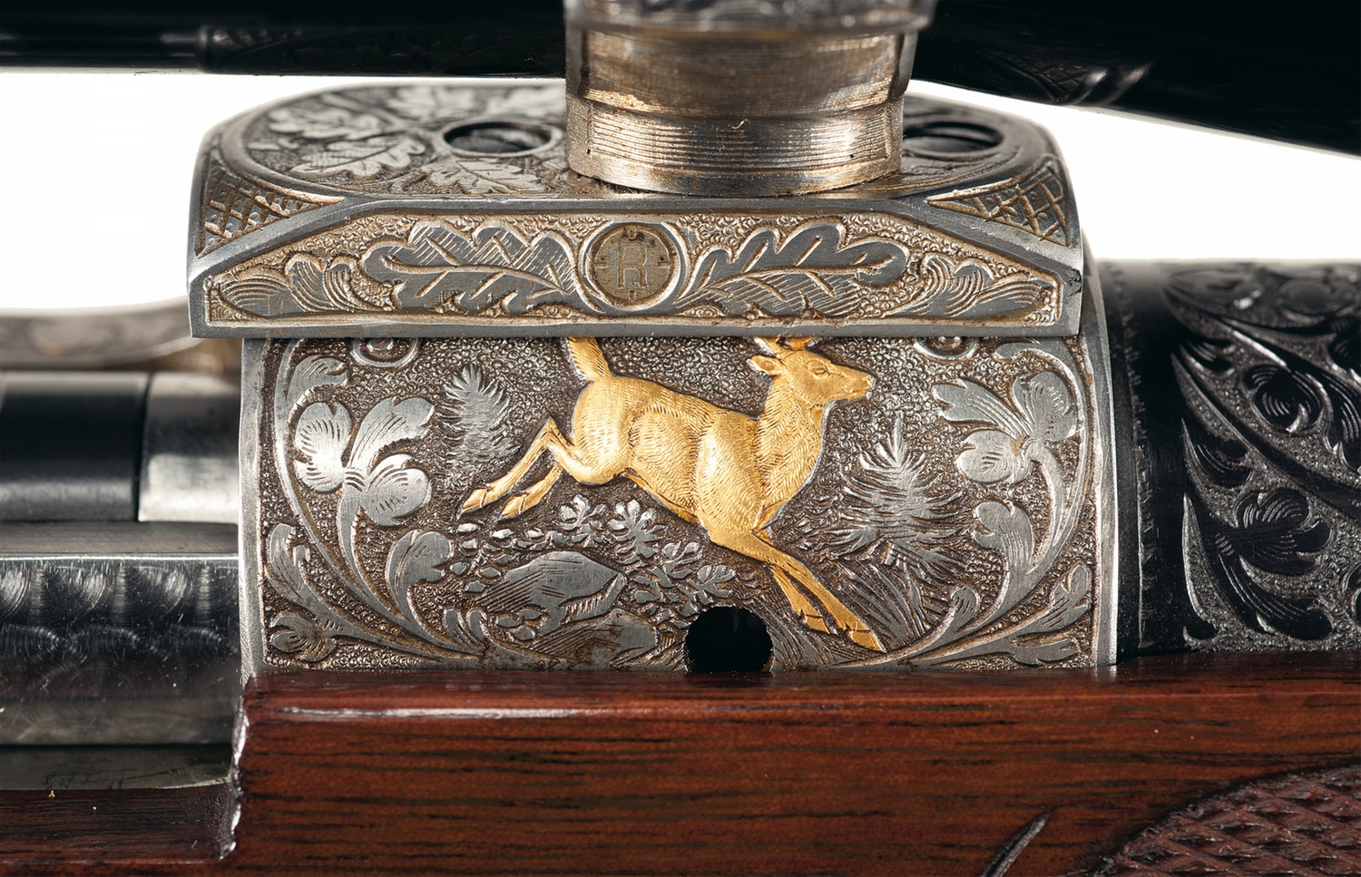 Custom Engraved Gold Inlaid Winchester Pre 64 Model 70 Bolt Action ...