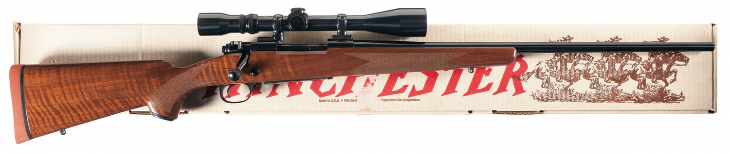 Winchester Model 70 Classic Super Grade Bolt Action Rifle with Scope ...